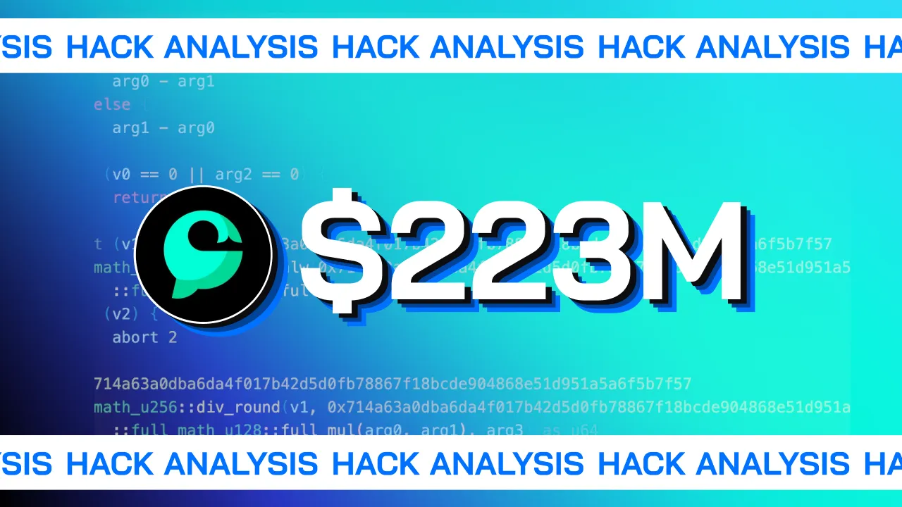 Cetus Protocol Exploit: Overflow Bug Leads to $223M Loss