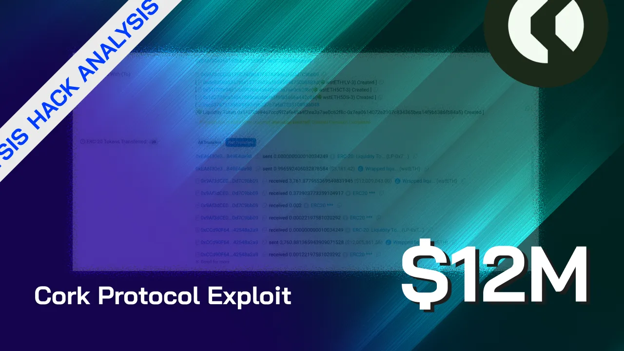 How a Critical Bug in Cork Protocol Led to a $12M Exploit [Full Hack Analysis]