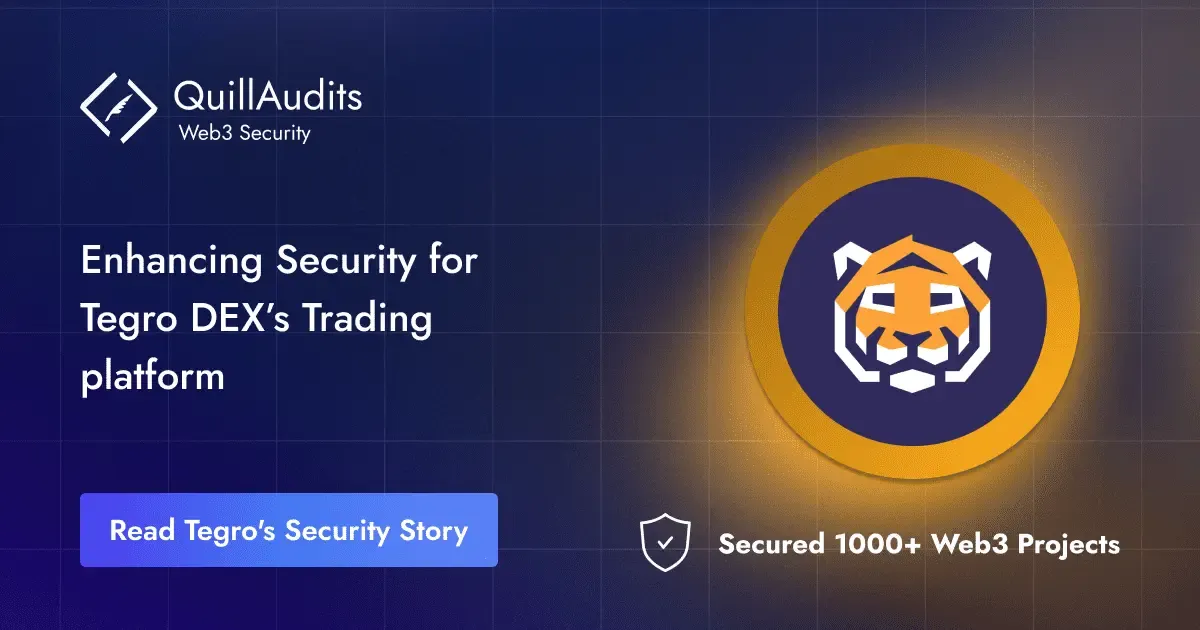 Enhancing Security for Tegro DEX’s Trading platform