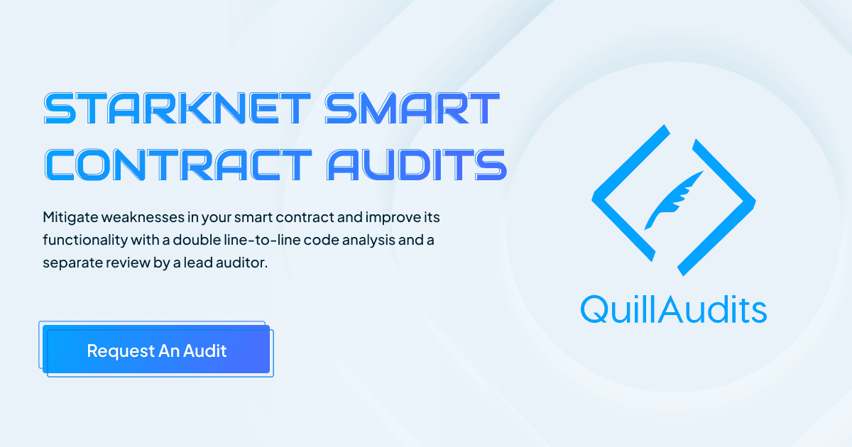 Starknet Smart Contract Security Audit